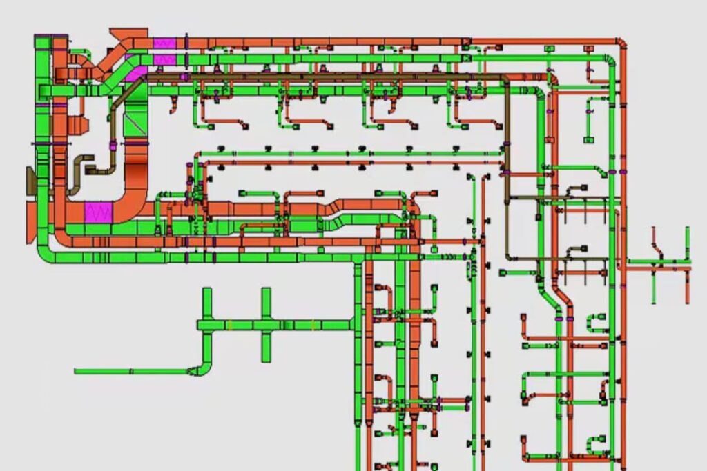 3D Electrical BIM Modeling Services - Electrical Model